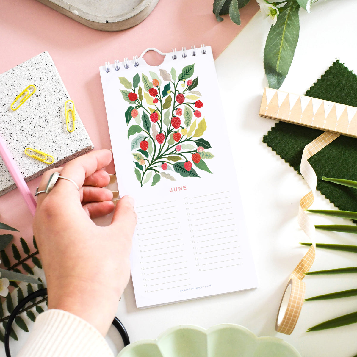Fruit & Flora Perpetual Calendar – Amber Davenport