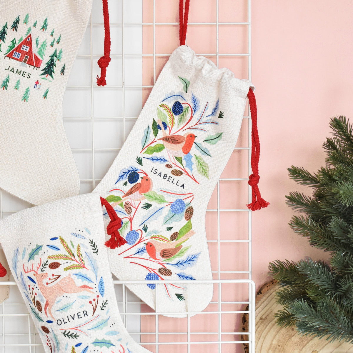 Personalised Robin Stocking – Amber Davenport